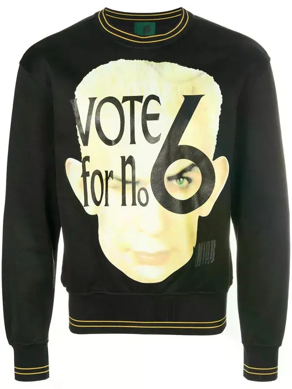 Jean Paul Gaultier Vote Print Sweatshirt - Black