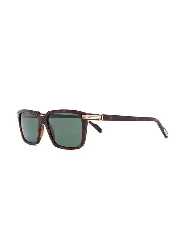 CARTIER C De Rectangular-frame Sunglasses