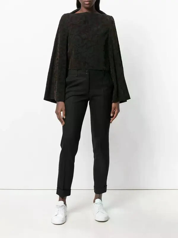 Comme Des Garçons 1990 Flocked Wide-sleeve Jumper