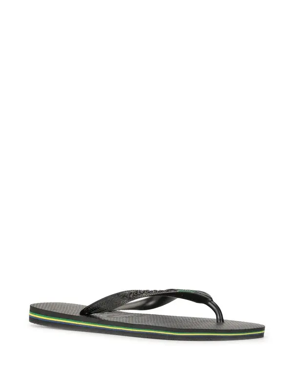 Havaianas Thong Strap Flip Flops - Black