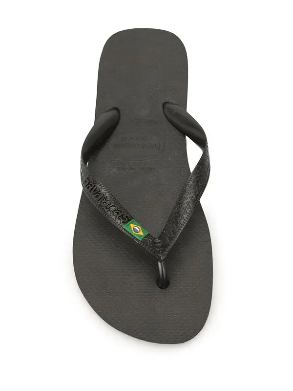 Havaianas Thong Strap Flip Flops - Black