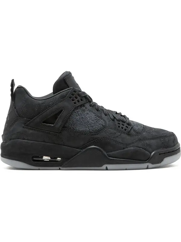 JORDAN X Kaws Air 4 Retro Sneakers - Black