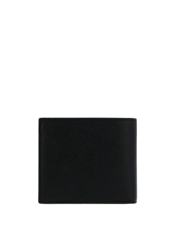 Saint Laurent Paris Logo-print Leather Wallet - Black