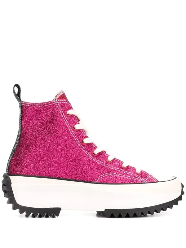 JW Anderson X Converse Run Star Hike High-top Sneakers - Pink