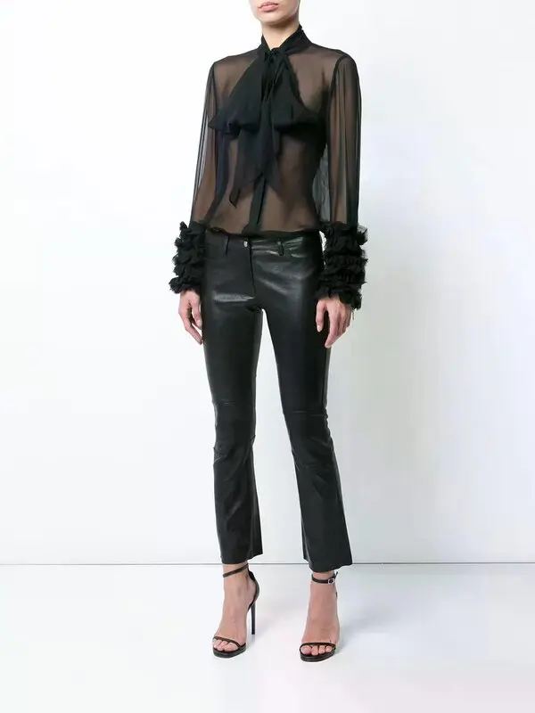 SYLVIE SCHIMMEL Cropped Trousers - Black