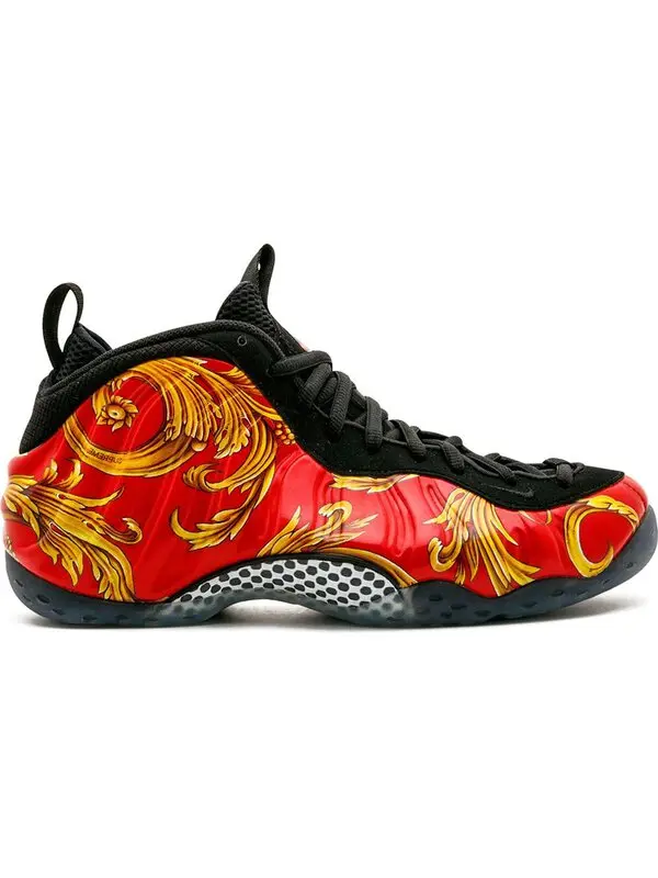 Nike X Supreme Air Foamposite One Sneakers - Red