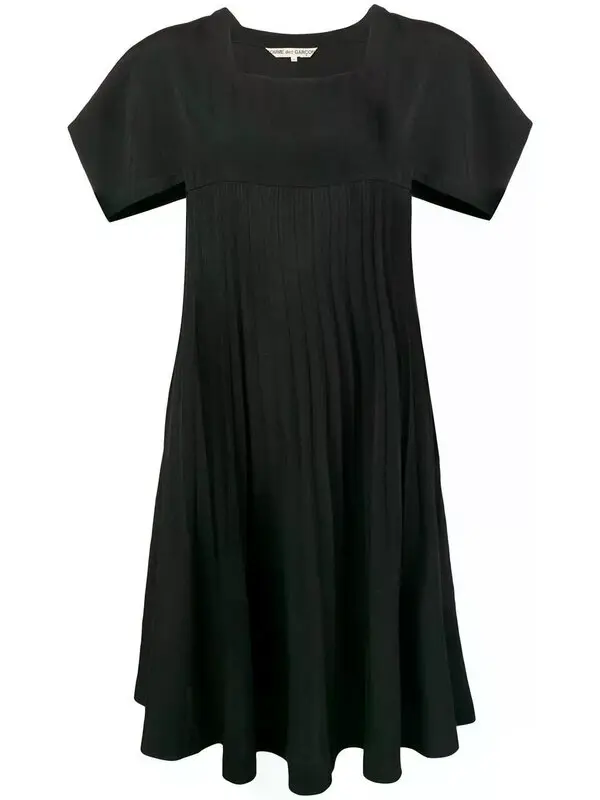 Comme Des Garçons 1980's Pleated Dress - Black