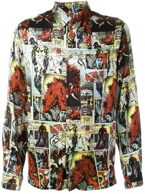 JEAN PAUL GAULTIER Comic Print Shirt