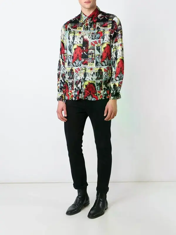JEAN PAUL GAULTIER Comic Print Shirt