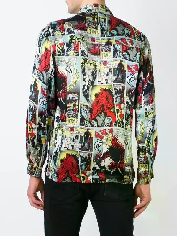 JEAN PAUL GAULTIER Comic Print Shirt