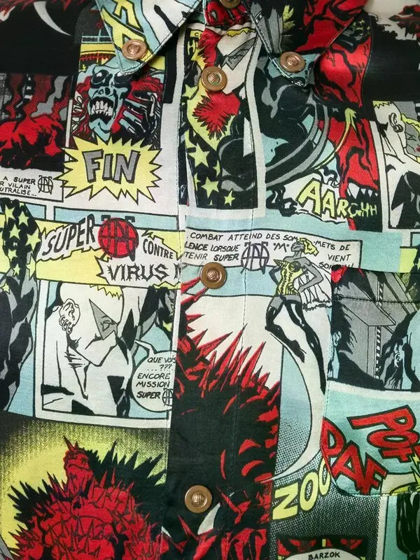 JEAN PAUL GAULTIER Comic Print Shirt