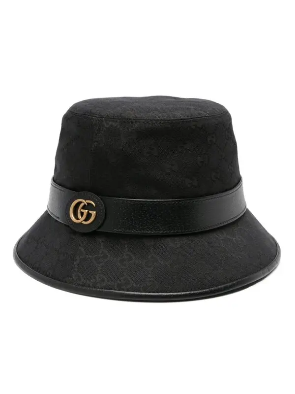 Gucci Gg Canvas Bucket Hat - Black
