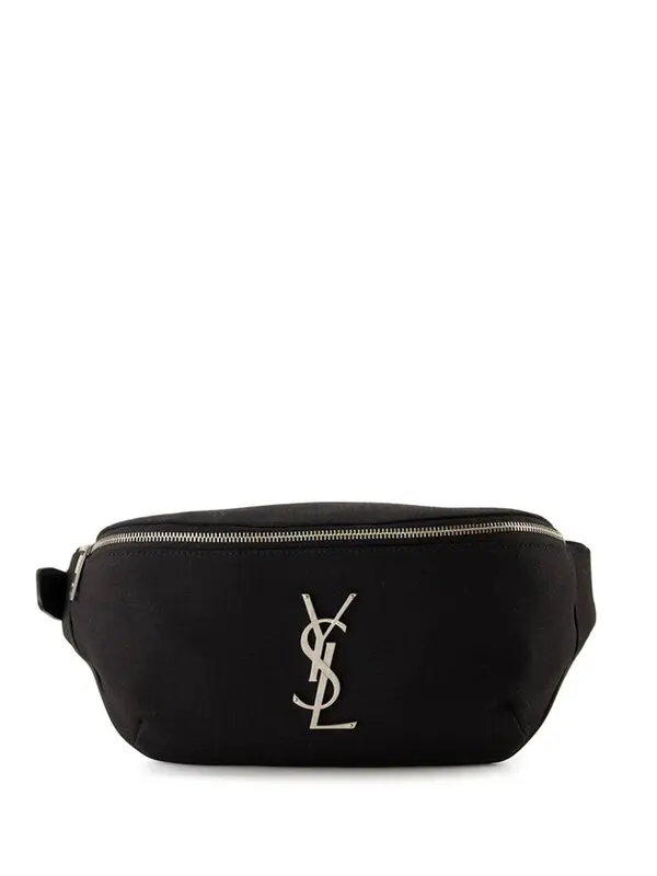 Saint Laurent Cassandre Belt Bag - Black