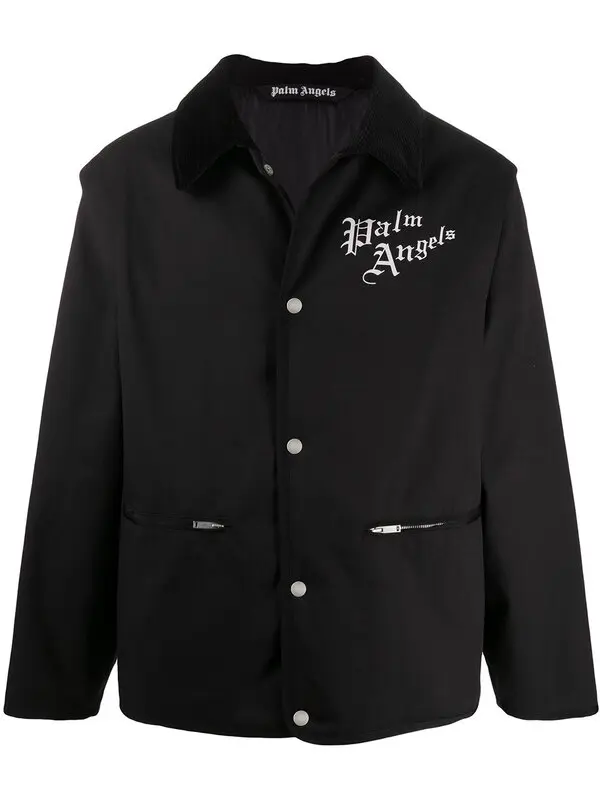 Palm Angels Logo Denim Jacket