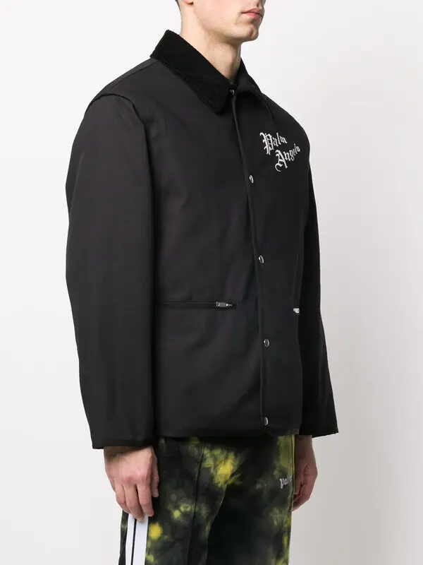 Palm Angels Logo Denim Jacket