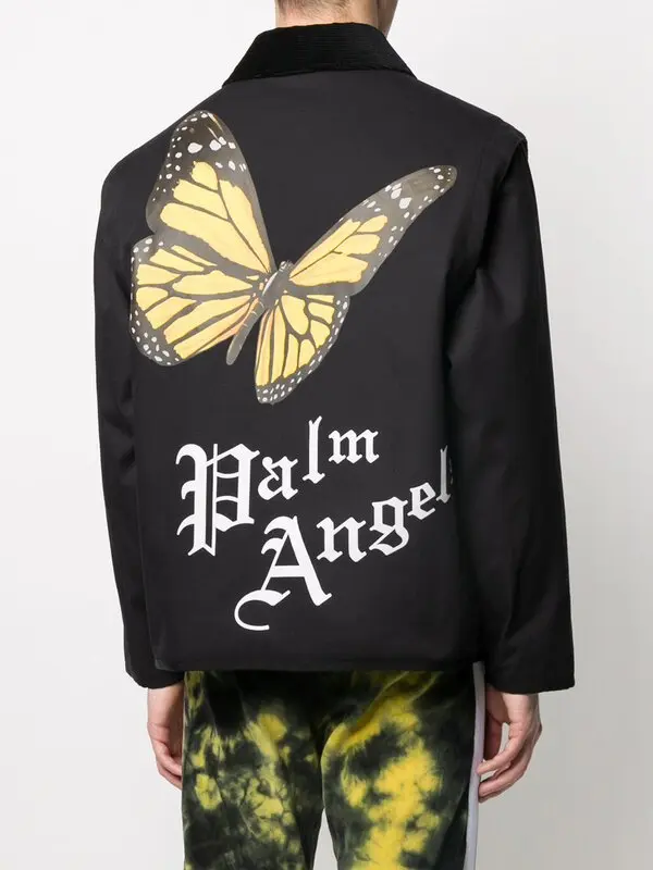 Palm Angels Logo Denim Jacket