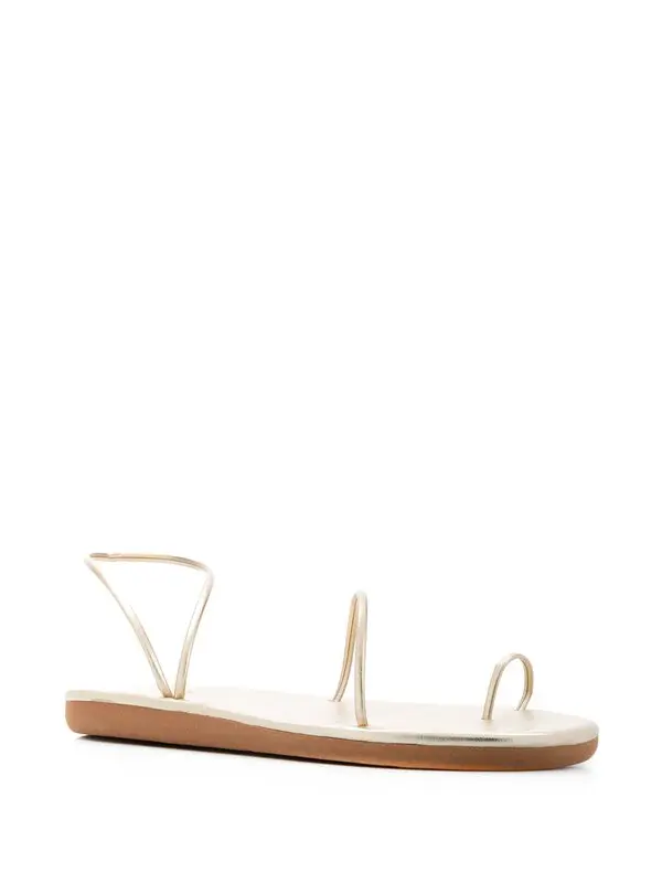 ANCIENT GREEK SANDALS Kansiz Flat Sandals - Gold