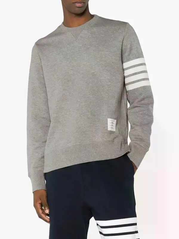 Thom Browne Loopback 4-bar Sweatshirt - Grey