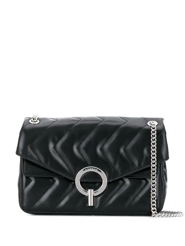 Sandro Yza Quilted Shoulder Bag