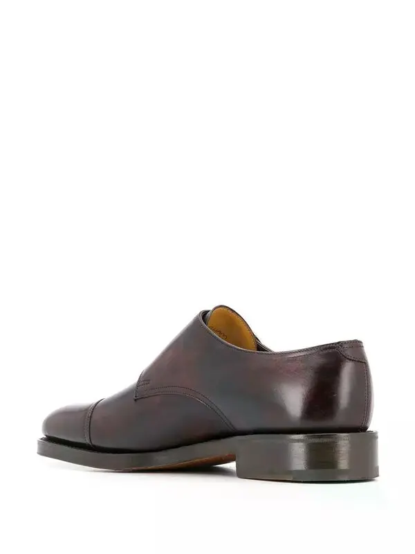 John Lobb William Buckled Monk Shoes - Brown