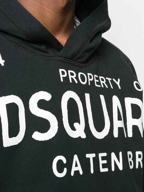 Dsquared2 Printed Hooded Sweatshirt
