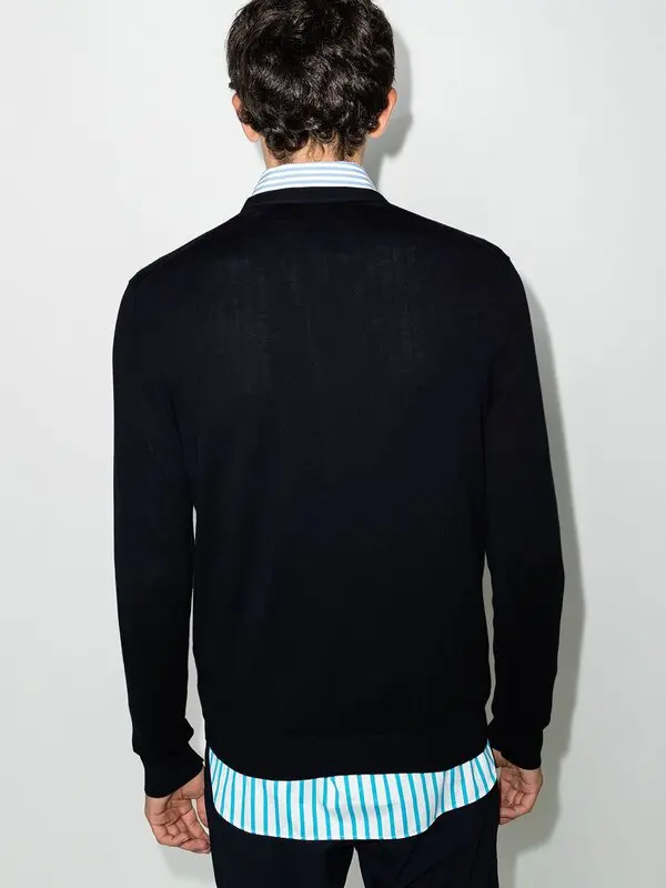 Polo Ralph Lauren Logo-embroidered Crewneck Jumper - Blue