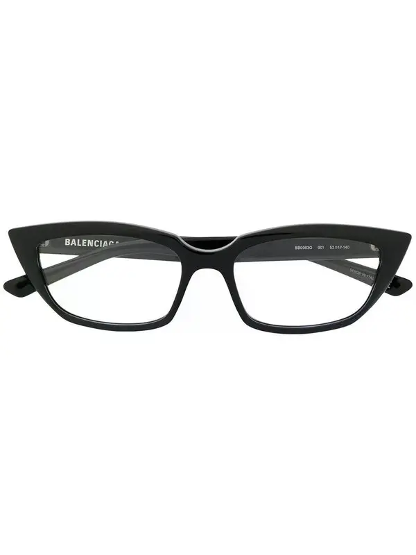 Balenciaga Cat Eye Glasses - Black