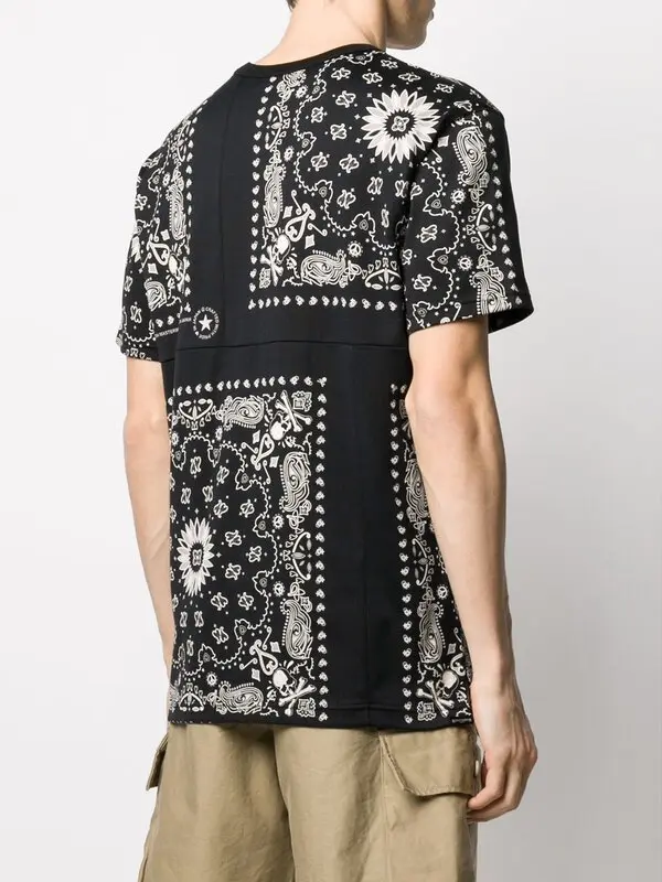 MASTERMIND WORLD Paisley Print T-shirt