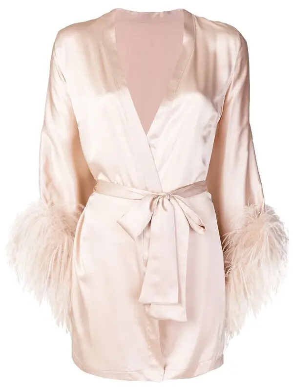 GILDA & PEARL Mia Wrap Robe - Pink