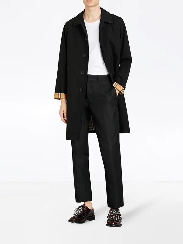 Burberry The Camden Car Coat - Black
