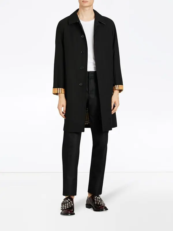 Burberry The Camden Car Coat - Black