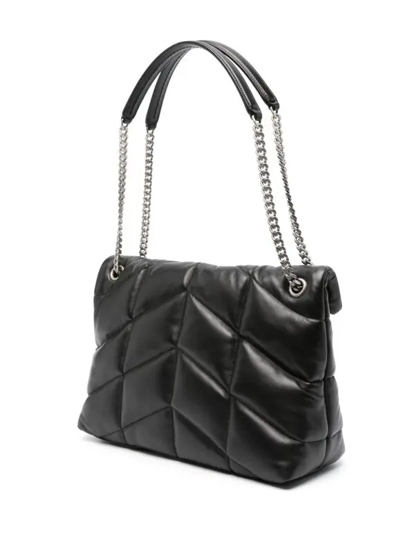 Saint Laurent Medium Loulou Shoulder Bag - Black