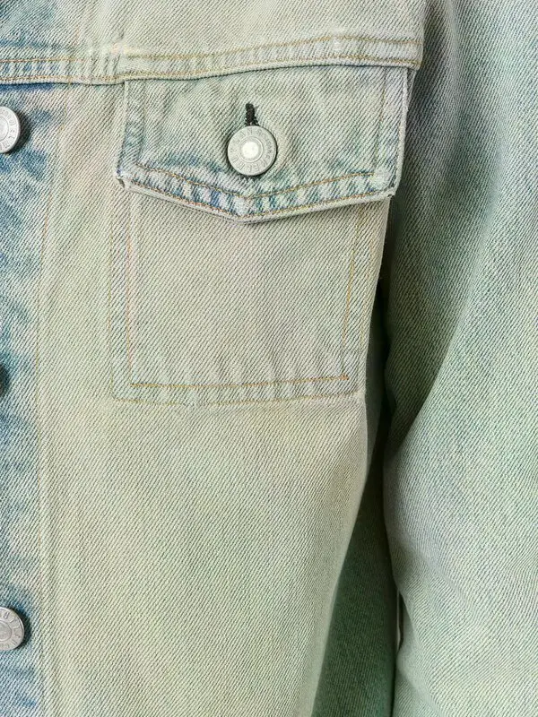 Helmut Lang Stoned Wash Denim Jacket - Blue