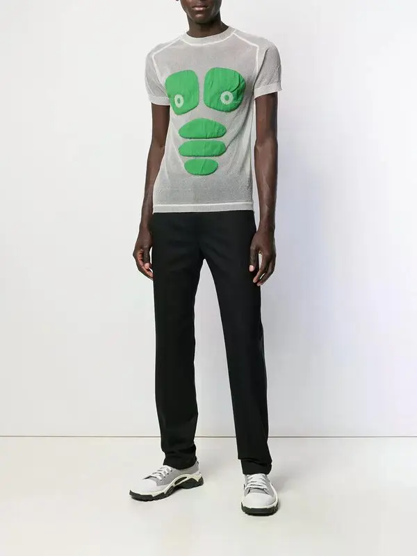 WALTER VAN BEIRENDONCK Metallic Glitter T-shirt