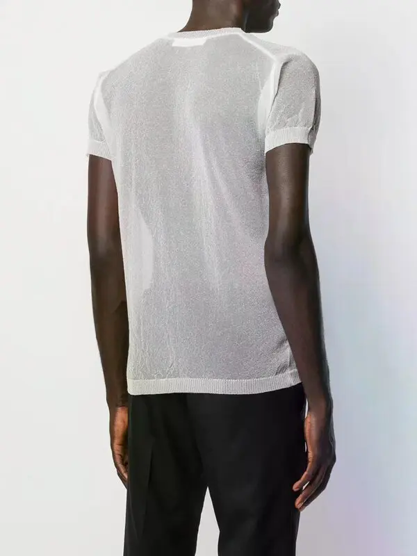 WALTER VAN BEIRENDONCK Metallic Glitter T-shirt