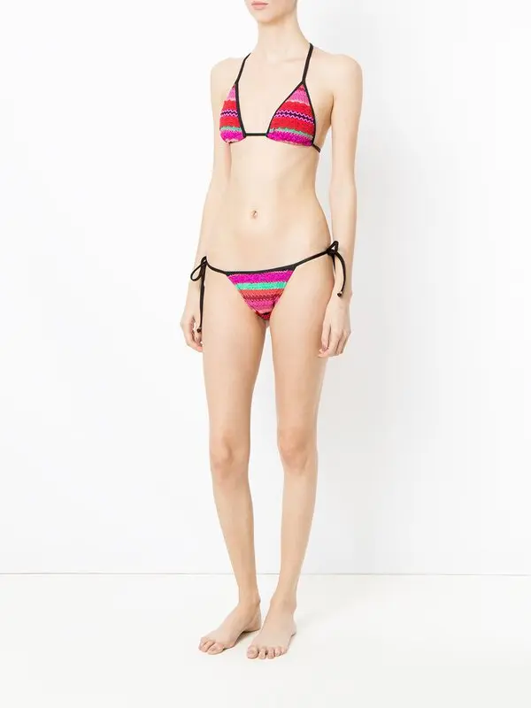 AMIR SLAMA Panelled Triangle Bikini Set