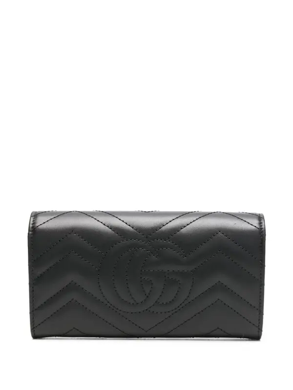 Gucci Gg Marmont Leather Continental Wallet