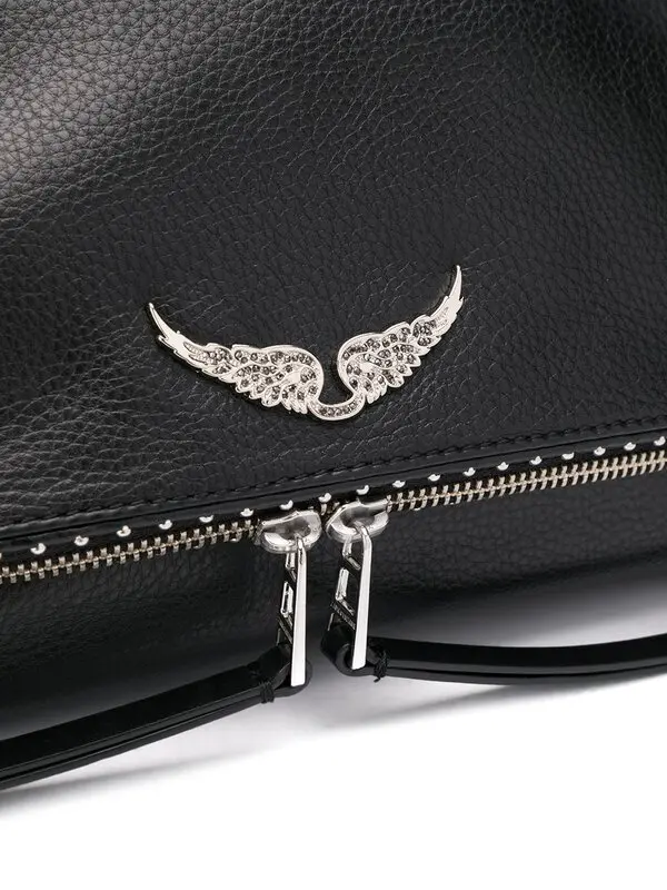 Zadig&Voltaire Rocky Foldover Crossbody Bag - Black