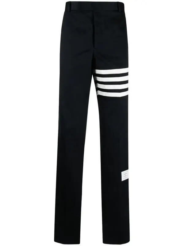 Thom Browne 4-bar Motif Print Trousers