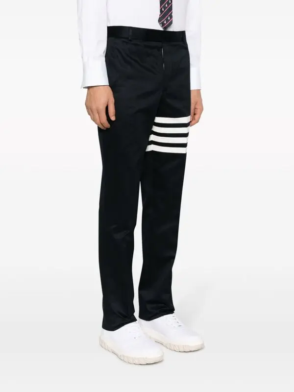 Thom Browne 4-bar Motif Print Trousers