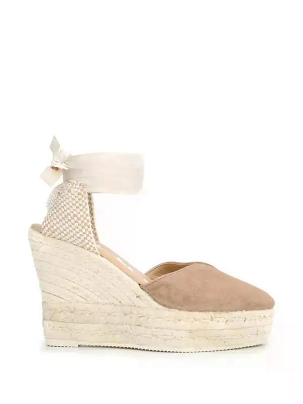 Manebí Hamptons Wedge Espadrilles - Neutrals