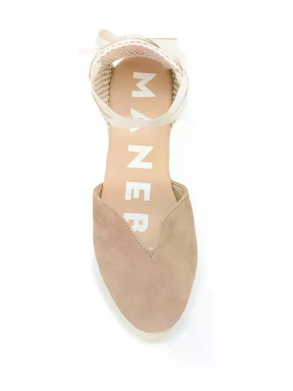 Manebí Hamptons Wedge Espadrilles - Neutrals