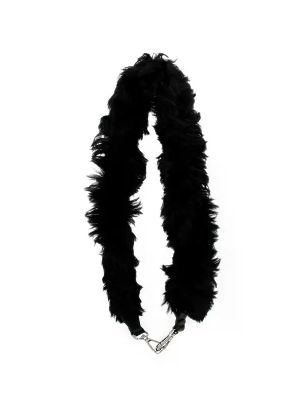 Fendi Strap You Fur Bag Strap - Black