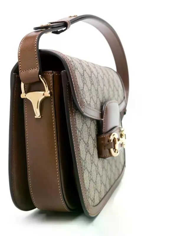 Gucci 1955 Horsebit Shoulder Bag - Neutrals