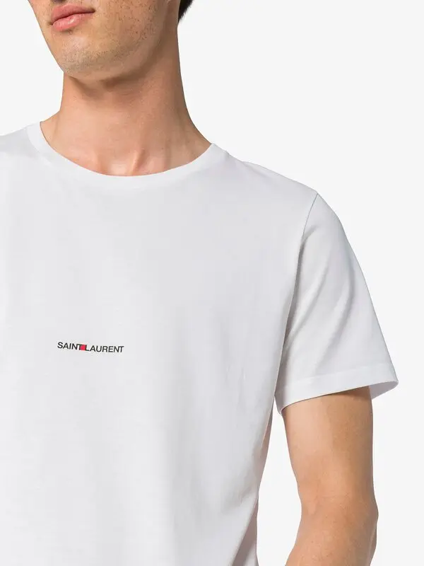 Saint Laurent Logo-print T-shirt - White