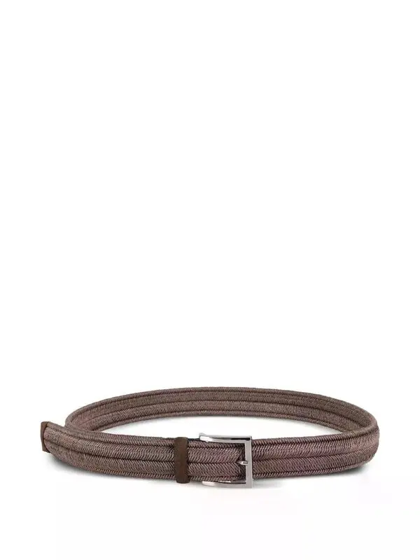 ORTIGNI Braided Belt - Brown