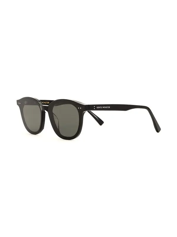 GENTLE MONSTER Lang 01 Sunglasses - Black | Editorialist