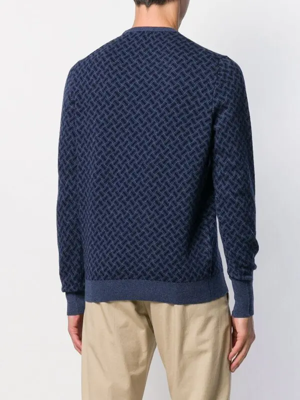 DRUMOHR Crew-neck Cashmere Sweater - Blue