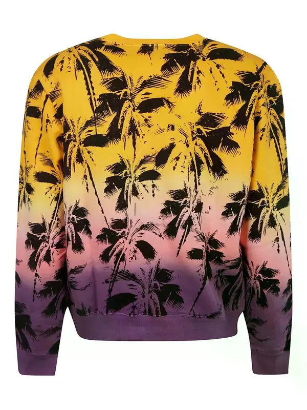 Saint Laurent Palm Tree Print Sweatshirt