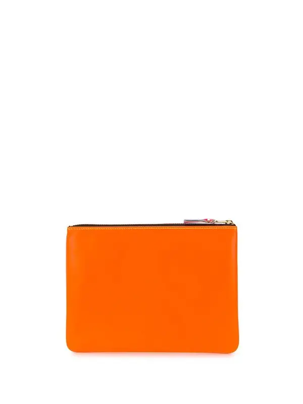 Comme Des Garçons Colour-block Zipped Wallet - Yellow